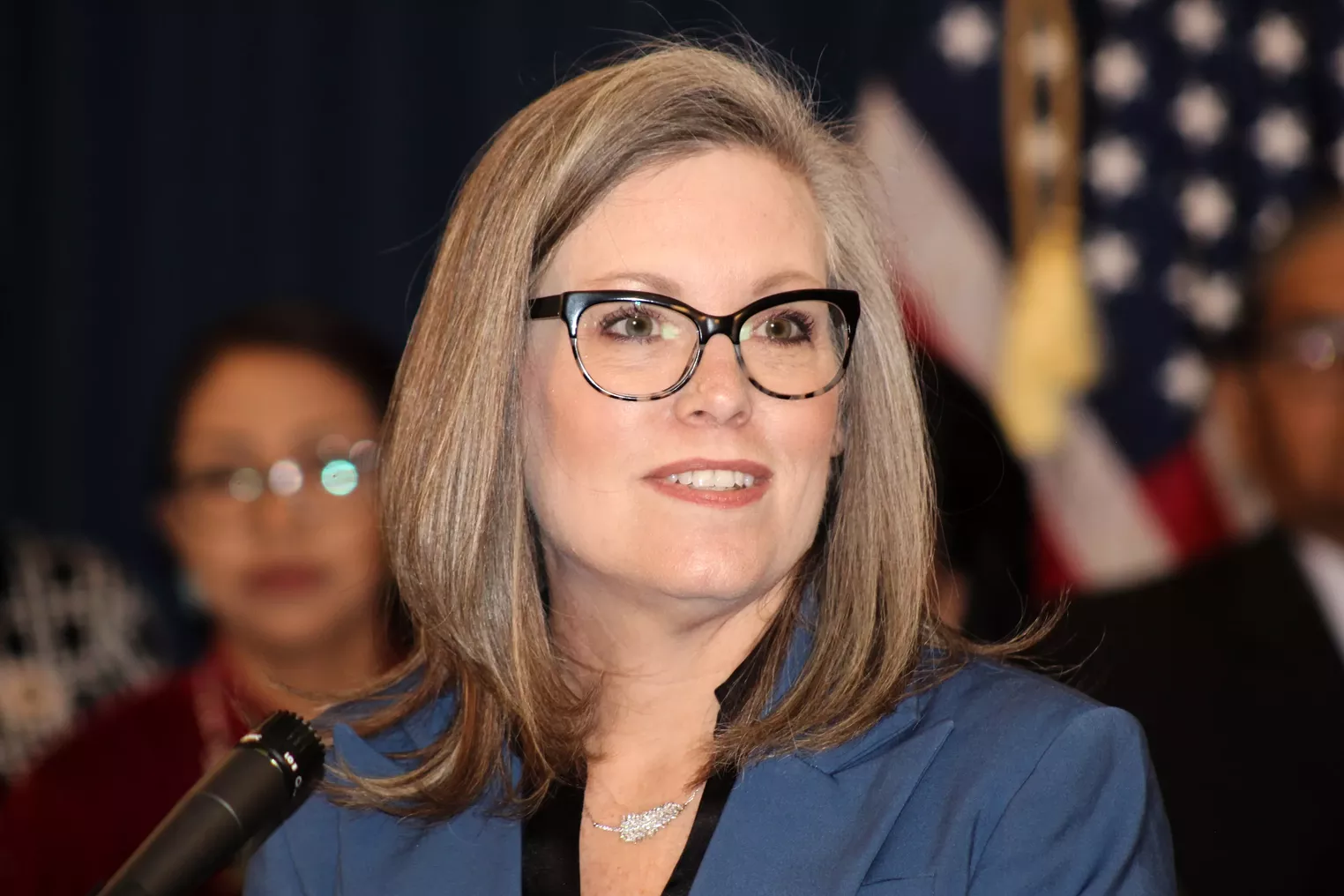 Katie Hobbs Takes Six-Minute Victory Lap to Sum Up First 100 Days ...